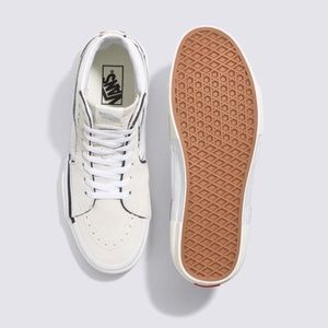 Vans | Shoes | New Womens 9 Vans Sk8hi Reconstruct Marshmallowwhite ...